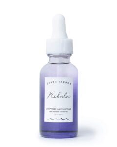 earth harbor | nebula adaptogen clarity ampoule - clarifies & balances chaotic skin | squalane & ginseng adaptogens |1 fl oz