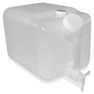 impact 7576 fill container, 5 gal, 9-1/2-inch wx16-inch dx9-1/2-inch h, translucent