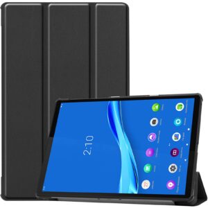 procase for lenovo tab k10 2021/m10 fhd plus case 10.3 inch (2020 2nd gen), slim smart cover stand hard shell case for 10.3" tab k10 tb-x6c6l tb-x6c6f tb-x6c6x/m10 plus fhd tb-x606f tb-x606x –black