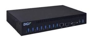 digi aw08-g300 remote usb hub, anywhereusb 8 plus; eight usb 3.1 gen 1 ports, single 10m/100m/1g/10g ethernet, single sfp+, 12 vdc