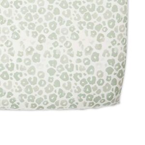 pehr poppy crib sheet, celadon, multi (ppycs02)