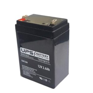 upsbatterycenter® 12v 2.6ah f1 compatible replacement battery for consent gs12v2.3ah ‒ battery dimensions: length: 70mm (2.76") x width: 48mm (1.89") x height: 98mm (3.86")