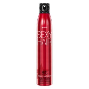 sexyhair big root pump plus volumizing spray mousse, 10 oz | volume with high hold | up to 72 hour humidity resistance