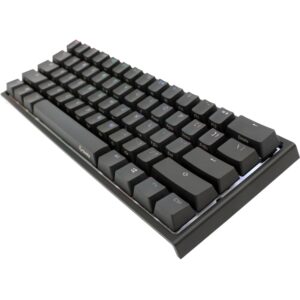 ducky one 2 mini gaming tastatur, mx-silent-red, rgb-led, schwarz (us)