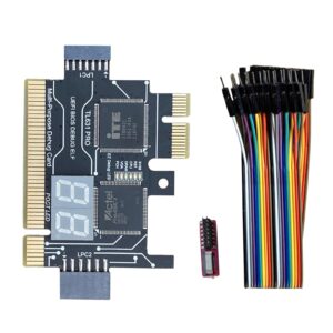 jadeshay tl631 pro motherboard analyzer diagnostic card, pci mini pci-e lpc motherboard tester debug cards for laptop desktop