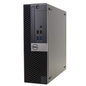 dell optiplex 7040-sff, core i7-6700 3.4ghz, 16gb ram, 480gb solid state drive, dvd, windows 10 pro 64bit, (renewed)