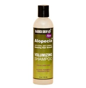 alopecia anti-thinning hair growth volumizing shampoo (8oz bottle)-barber shop aid