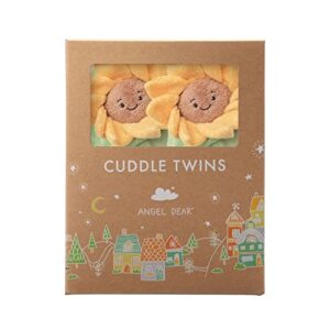 angel dear - sunflower, cuddle twins set