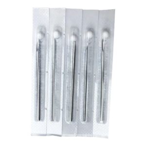 shuiniba 18g 5 pieces body ear navel nose lip nipple piercing needles