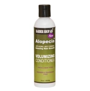 alopecia anti-thinning hair growth volumizing conditioner (8oz bottle) - barber shop aid