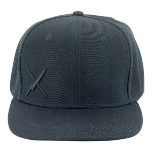 mercer culinary unisex adult raised black logo cap, black w/small black logo