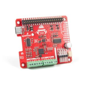 sparkfun auto phat compatible with raspberry pi google coral nvidia jetson and more all in one robotics package quickly add functionality to single-board computers drive 2 small dc motors & 4 servos