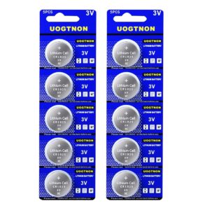 uogtnon cr1025 3v lithium battery (10 - pack)