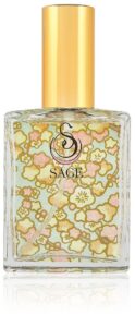 pearl organic perfume spray by sage- 2 oz, vegan & cruelty-free, subtle scent, vanilla, sandalwood, musk