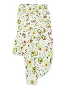 loulou lollipop soft baby swaddle blanket muslin wrap receiving blanket for newborn to toddler girl and boy, large 47” by 47” - avocado…