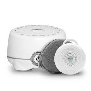 yogasleep whish & rohm travel bundle, portable white noise machine, compact sleep therapy for adults & baby