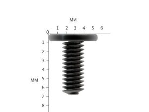 12x replacement black m2.5x6.0mm philips drive laptop screws screw m2.5x6l pm2.5x6.0 screw