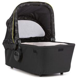 diono excurze luxe carrycot for newborn baby, stroller bassinet for baby, breathable mattress for comfortable sleeping, suitable from birth, black camo