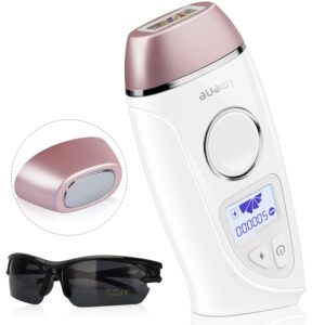 imene permanent hair removal machine for women & men, 500,000 flashes ipl hair removal system with ice care function for full body home use hair removal-safest and fastest ipl technology