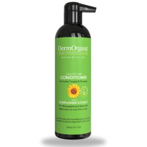 dermorganic color care with sunflower anti-fade extract - sulfate-free - conditioner 17 fl.oz