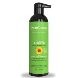 dermorganic color care with sunflower anti-fade extract - sulfate-free - shampoo 17 fl.oz