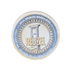 reuzel wood and spice solid cologne balm, solid cologne, 1.3 oz