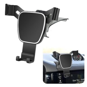 musttrue car phone holder for 2015-2025 porsche macan and 2019-2023 cayenne auto accessories navigation bracket interior decoration mobile cell phone mount