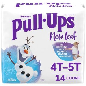 pull-ups new leaf boys' disney frozen potty training pants, 4t-5t (38-50 lbs), 14 ct