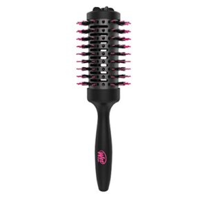 wet brush breakfree custom style round brush - for all hair types - heatflex bristles for a perfect blow out with less pain, effort & breakage - unique 3-in-one customizable 2" barrel