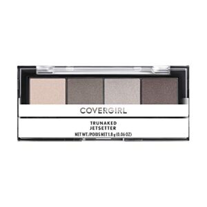 covergirl trunaked quad eyeshadow palette, jetsetter, jetsetter, 0.06 ounce