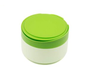 happyupticy 1pcs empty baby body powder case with powder puff