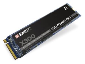 emtec x300 power pro 2tb m.2 2280 pcie gen 3.0 x4 internal solid state drive (ssd) - ecssd2tx300