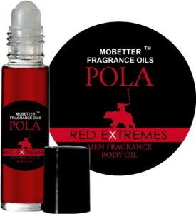 pola red extreme cologne body oil for men (10ml roll on) by mobetter fragrance oils