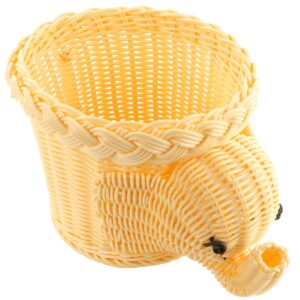 cabilock rattan bread basket rattan food basket 1pc bamboo fruit stand candy child food serving baskets tabletop fruit basket