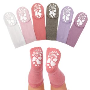 la active anole newborn & infant baby socks - 6 pairs - knee high boys girls cotton (girls, 0-3 months)