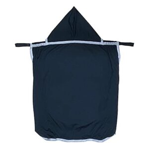 rosk sun shade for strollers sun cover for baby, uv block cape for stroller,car seat and baby carrier (navy)