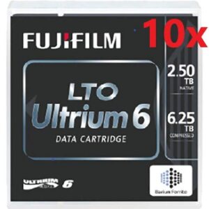 fuji lto ultrium 6 tape cartridge 10 pack