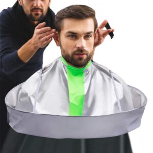 szhstc professional hair cutting cape salon barber cape waterproof haircut umbrella catcher hairdresser gown apron men women hairdressing supplies