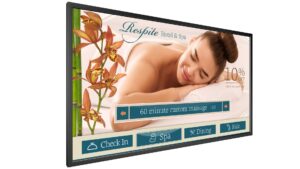 planar ps series ps6574k 65" uhd led lcd interactive large format display digital signage