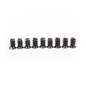 tap bolts 50pcs m5*8/10/12 kb computer pc case cooling fan mount screw heat dissipation fans screws fixer screws (color : black, size : m5x8 (50pcs))