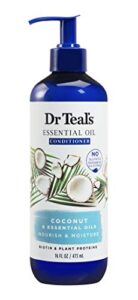 dr teal's conditioner, coconut & essential oils 16 fl oz