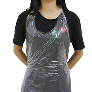 bsmtebn 50pcs disposable aprons professional transparent lightweight beauty aprons for painting cooking beauty salon