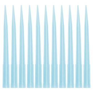 1ml pipette tips, universal blue 1000ul pipette tips, polypropylene (pp), 500pcs/bag, non-pyrogenic, dnase/rnase free, autoclavable, widely compatible