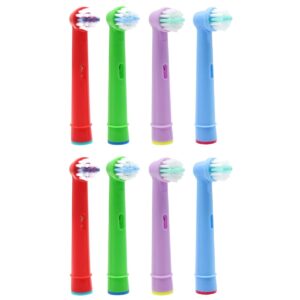 vinfany 8pcs kids electric toothbrush heads for oral b, replacement brush heads for kids brush heads compatible with professional care, advanced power