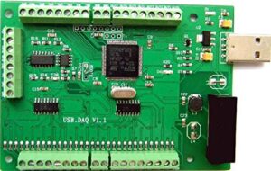 occus - cables mini usb daq data acquisition module 16-ch analog adc, 2ao 8di 8do, pwm input output, counter, screw terminal - (cable length: other)