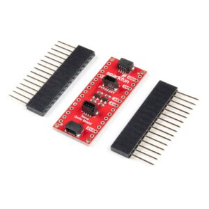 sparkfun qwiic shield compatible with arduino nano-connect the i2c bus (gnd, 3.3v, sda and scl) to four qwiic connectors (two horizontally and two vertically mounted)-daisy chaining-soldering required