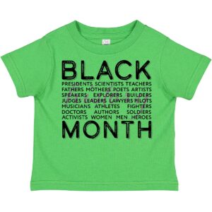 inktastic black history month- occupations and identities toddler t-shirt 2t apple green 288fa