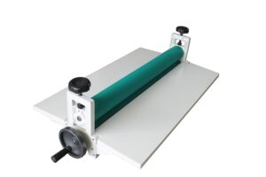 intbuying laminating machine with crank manual cold roll laminator machine with laminating sheets max 29.5 in film 0.4in thickness foldable for commercial personal office