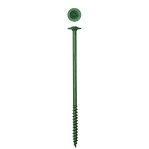 spax 5/16" x 6-3/4" exterior washer head structural wood lag screws powerlags torx t-star (250 ea) bulk pail bit included heavy duty rust resistant