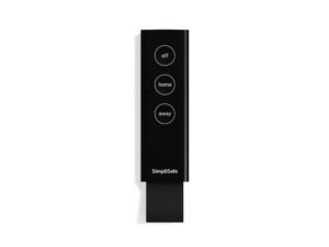 simplisafe keyfob - arm and disarm remotely - built-in panic button - compatible with simplisafe home security system - latest gen